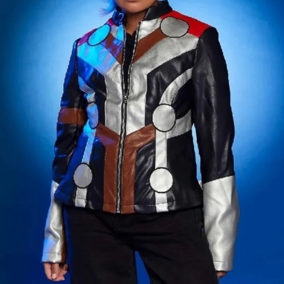 Marvel | Jackets & Coats | Marveldisney Thor Love And Thunder Faux ...